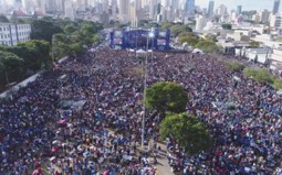 Historic: Brazil's MASSIVE March for Jesus - The crowd increased to ...